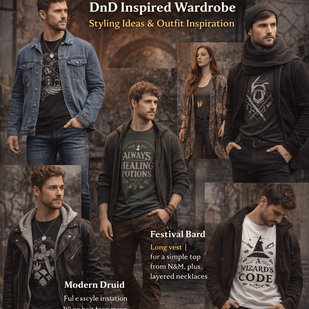 Modern Outfits for a DND-Inspired Wardrobe
