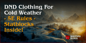DnD Clothing For Cold Weather: 5E Rules Discussed | ShopDnD