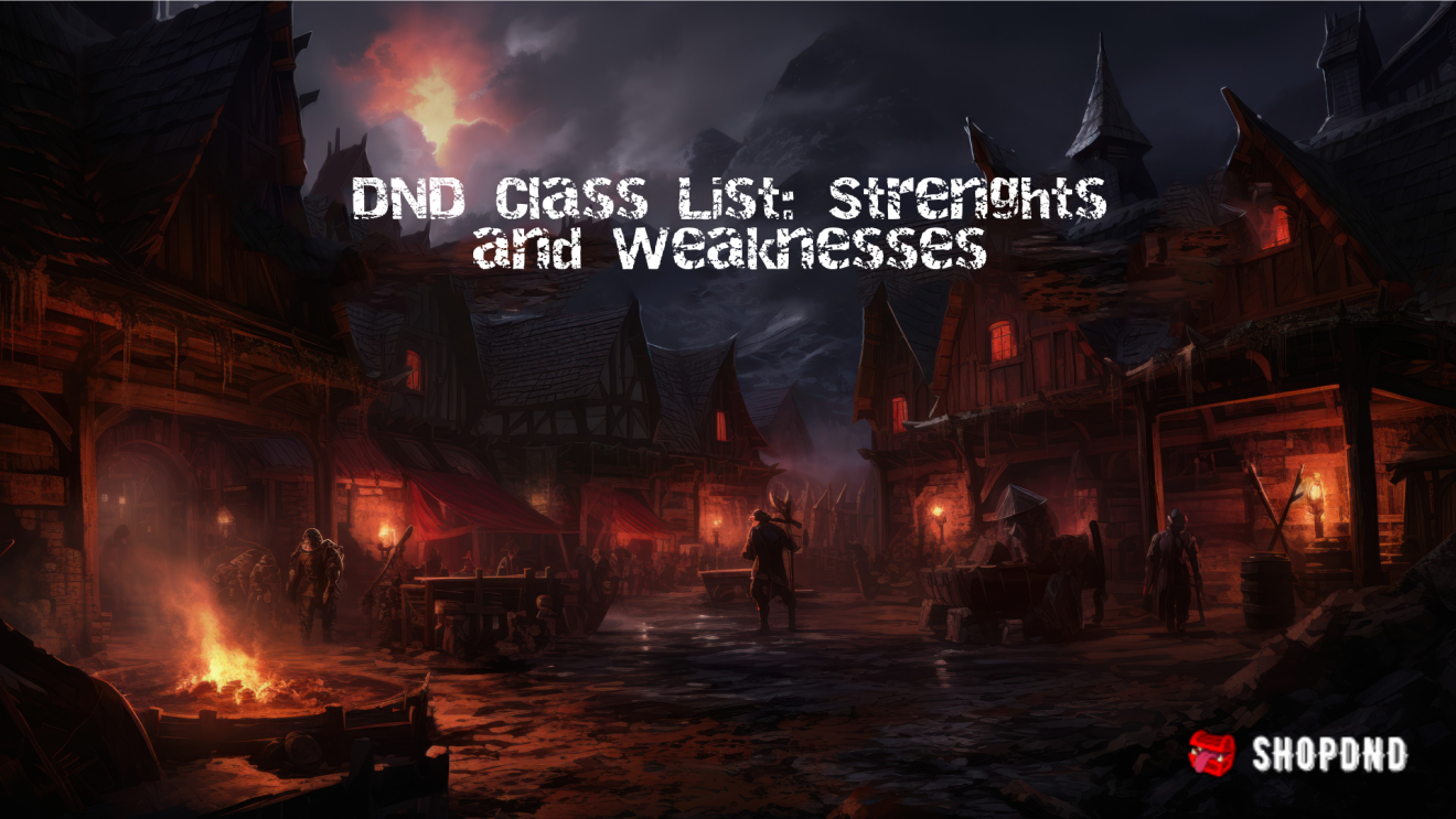 DND Class List: Strengths and Weaknesses