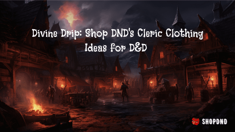 Divine Drip: Shop DND's Cleric Clothing Ideas for D&D