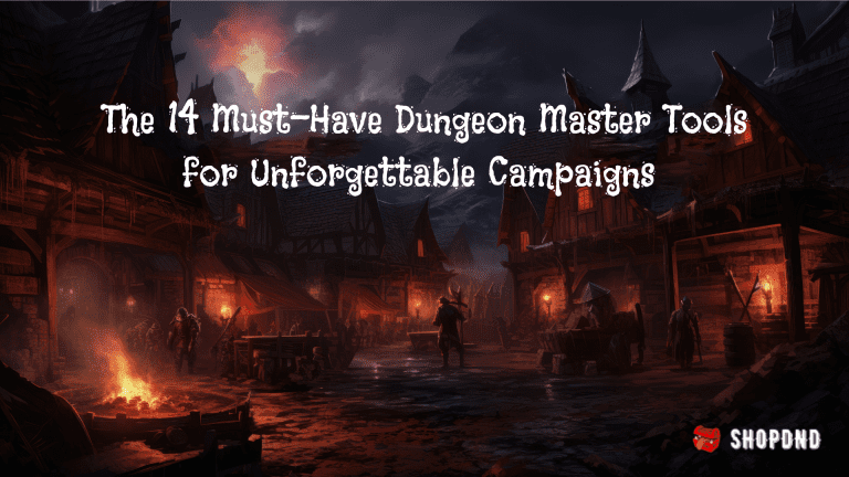 The 14 Must-Have Tools for Dungeon Masters | Shop DND