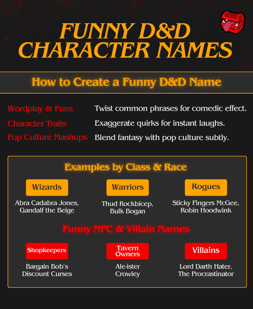 Funny Names for DND: Hilarious Character Ideas for Your Game